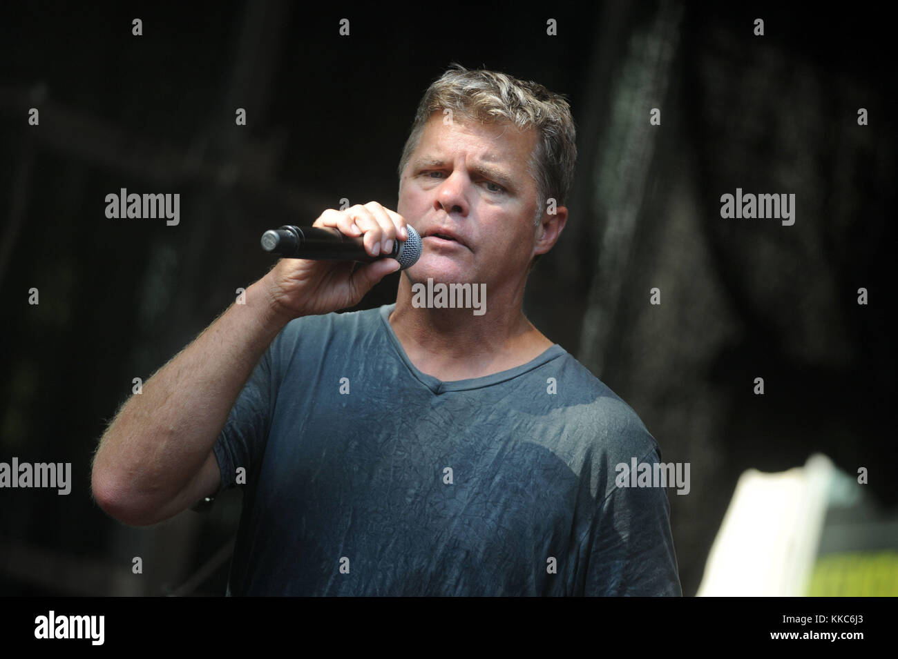 NEW YORK, NY - JULY 15: Richie McDonald, lead singer for Lonestar ...