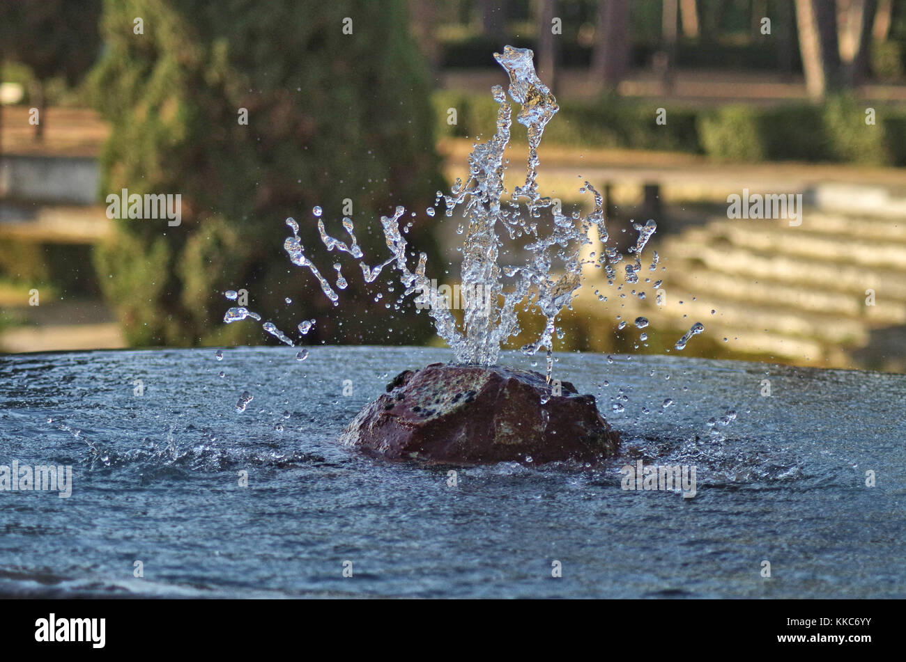 Water fountain spout liquid gush hi-res stock photography and images ...