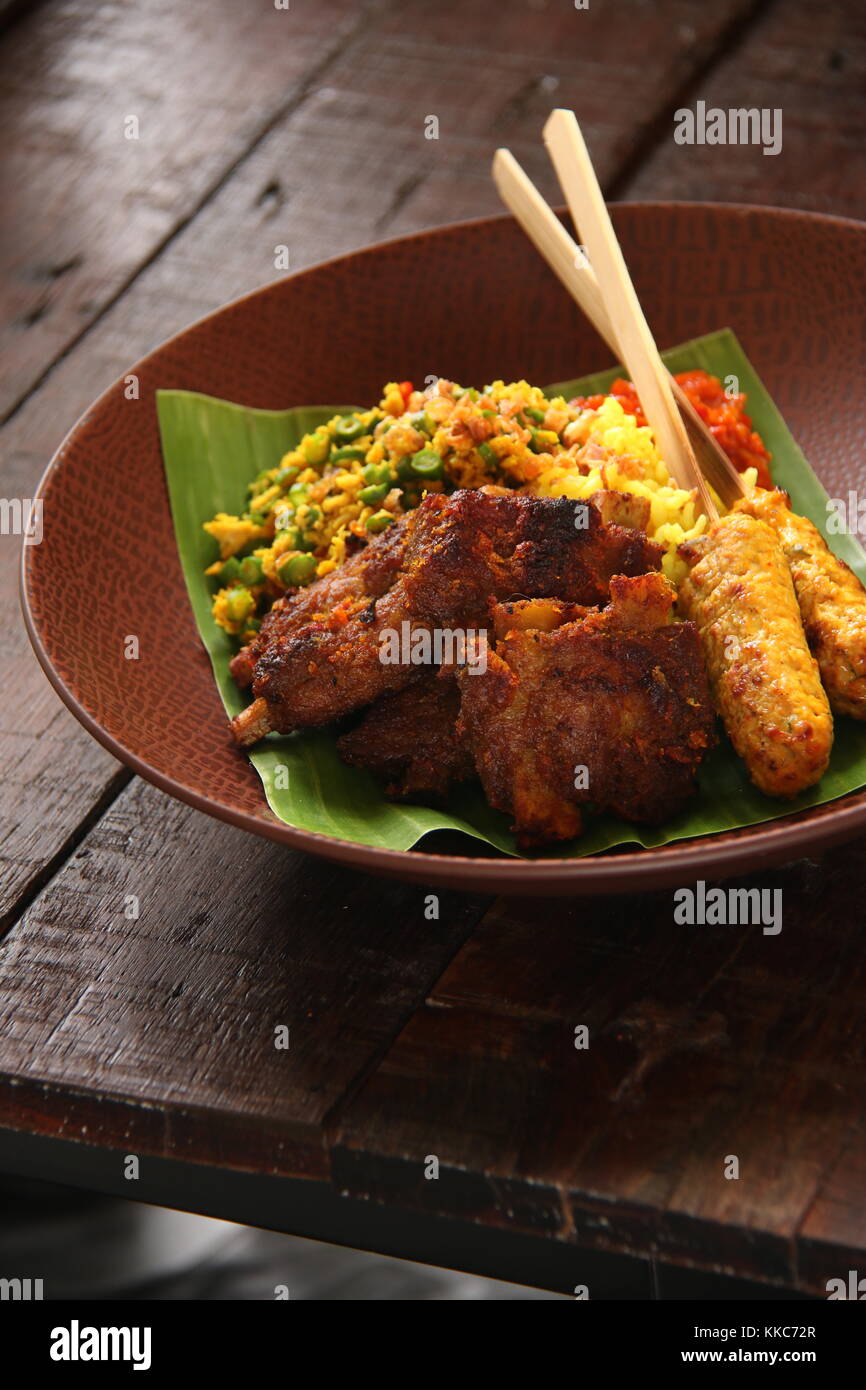 Balung Panggang, Balinese Grilled Pork Ribs Stock Photo - Alamy