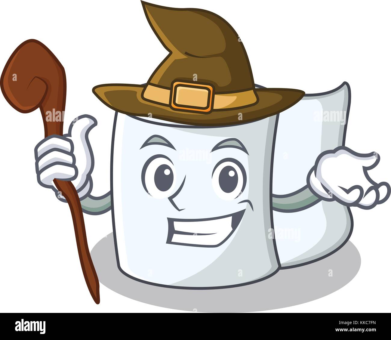 Paper sheet magician cartoon hi-res stock photography and images - Alamy