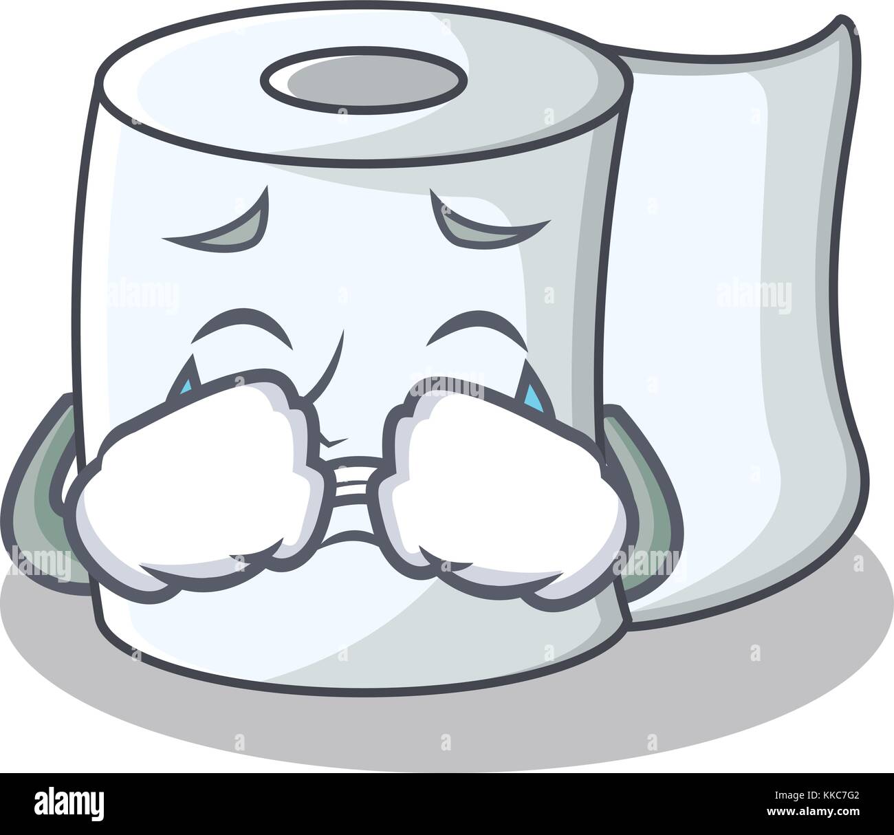 Crying tissue character cartoon style Stock Vector Image & Art - Alamy