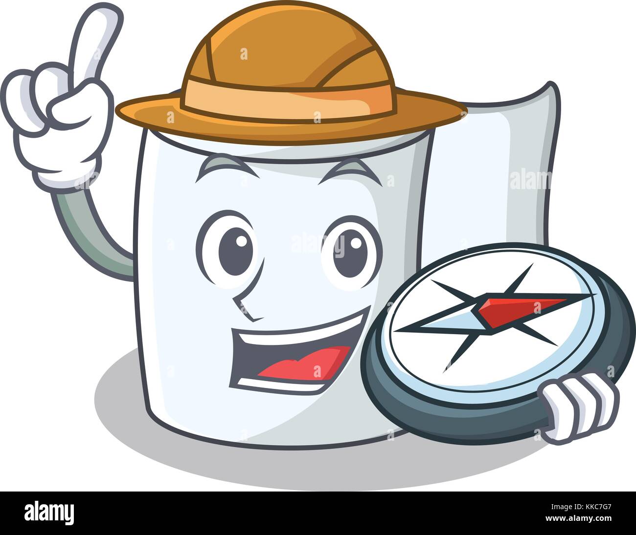 Explorer tissue character cartoon style Stock Vector Image & Art - Alamy