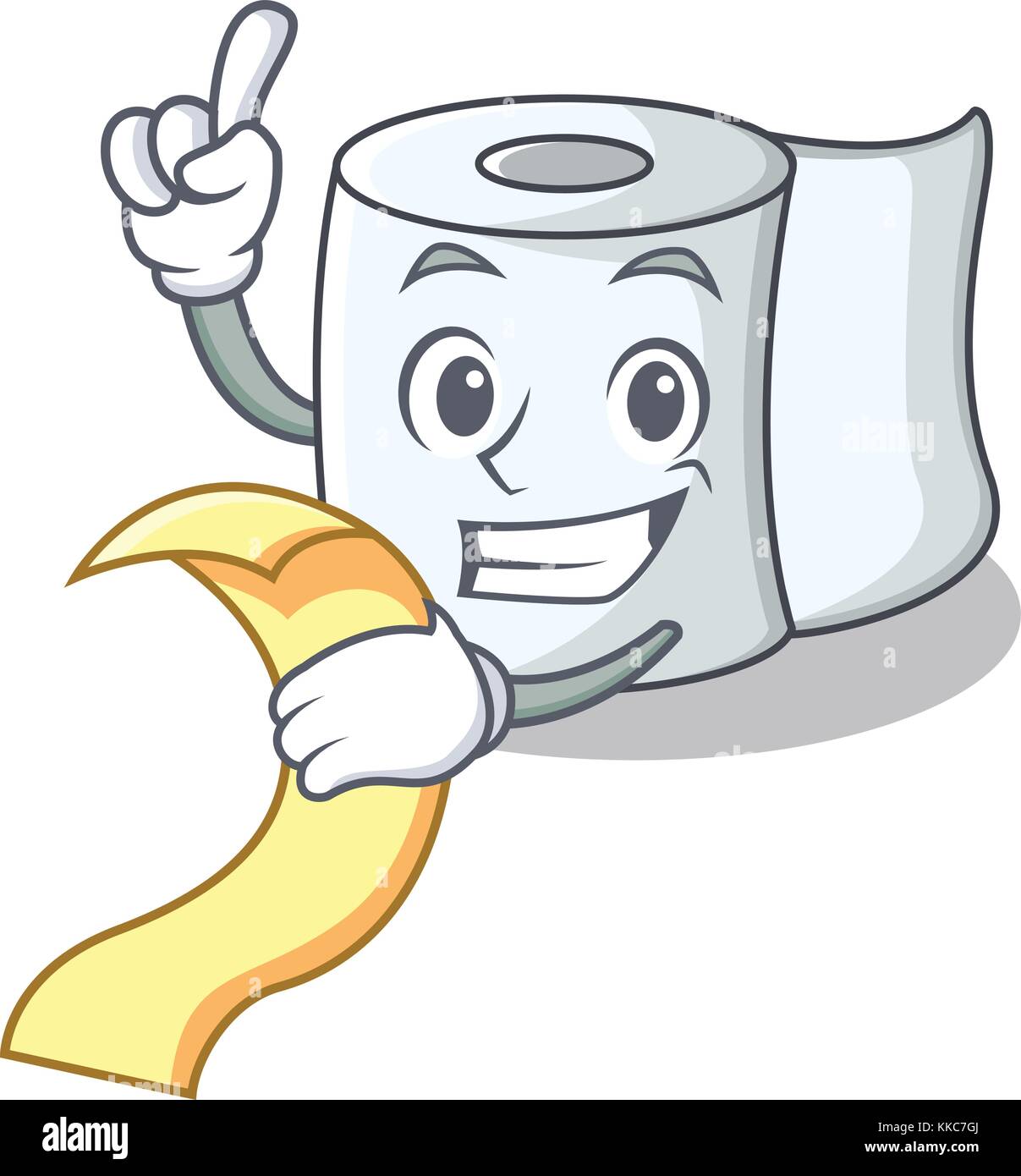 With menu tissue character cartoon style Stock Vector Image & Art - Alamy