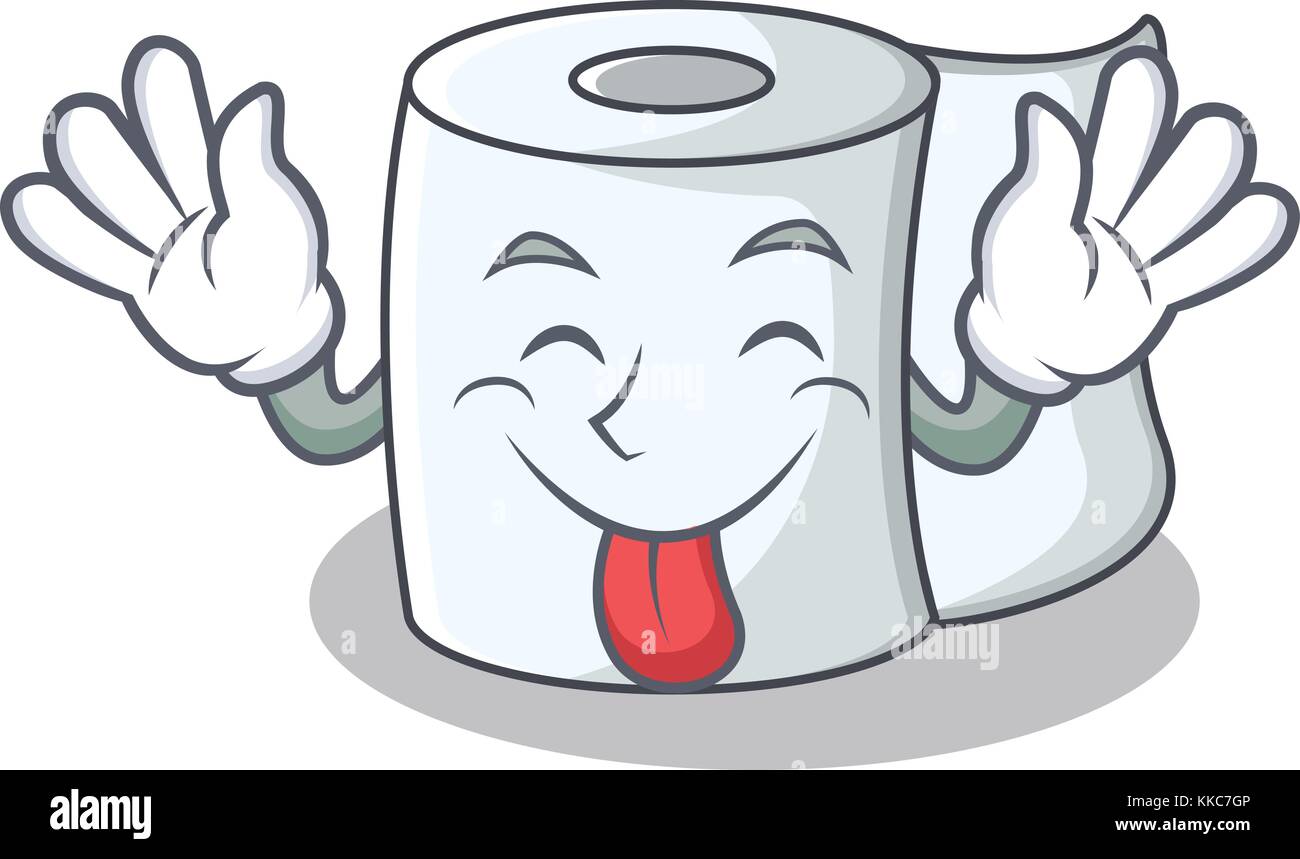 Tongue out tissue character cartoon style Stock Vector Image & Art - Alamy
