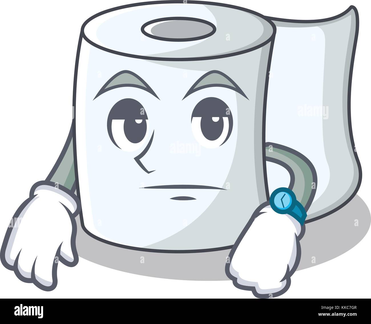 Waiting tissue character cartoon style Stock Vector Image & Art - Alamy