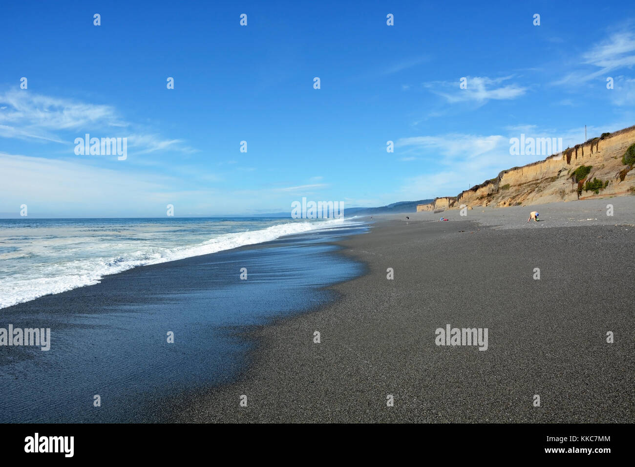 Pacific ocean shore, CA, USA Stock Photo - Alamy