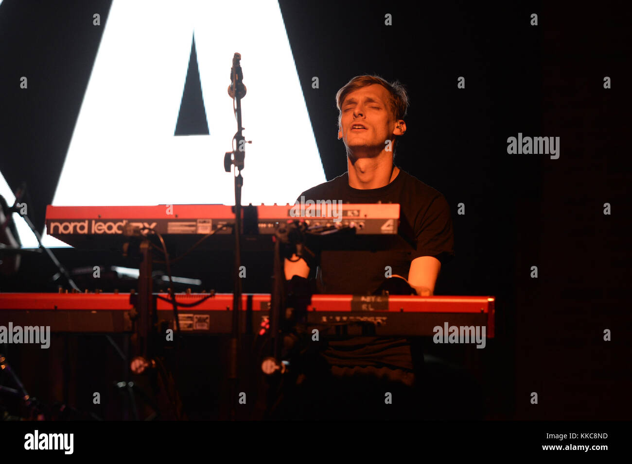 FORT LAUDERDALE, FL - JUNE 09: Casey Harris of X Ambassadors performs ...