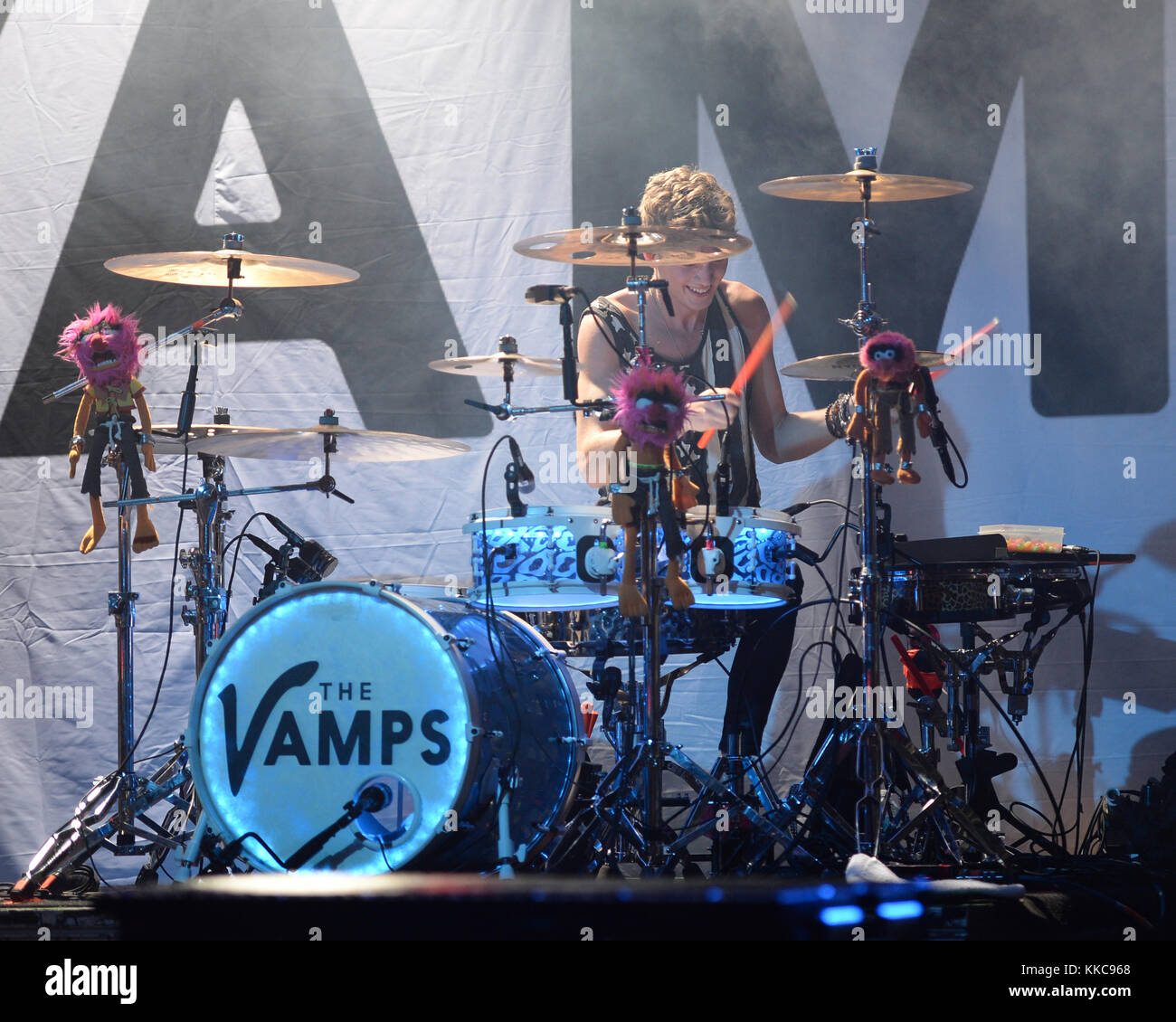 FORT LAUDERDALE FL - JULY 22: Tristan Evans of The Vamps performs at ...