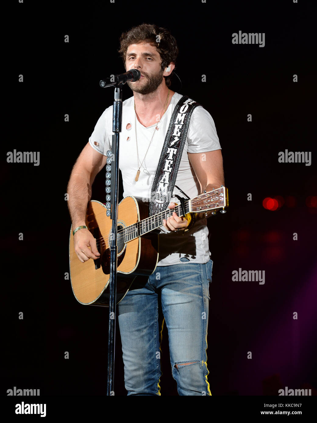WEST PALM BEACH, FL - MAY 28: Thomas Rhett performs at The Coral Sky ...