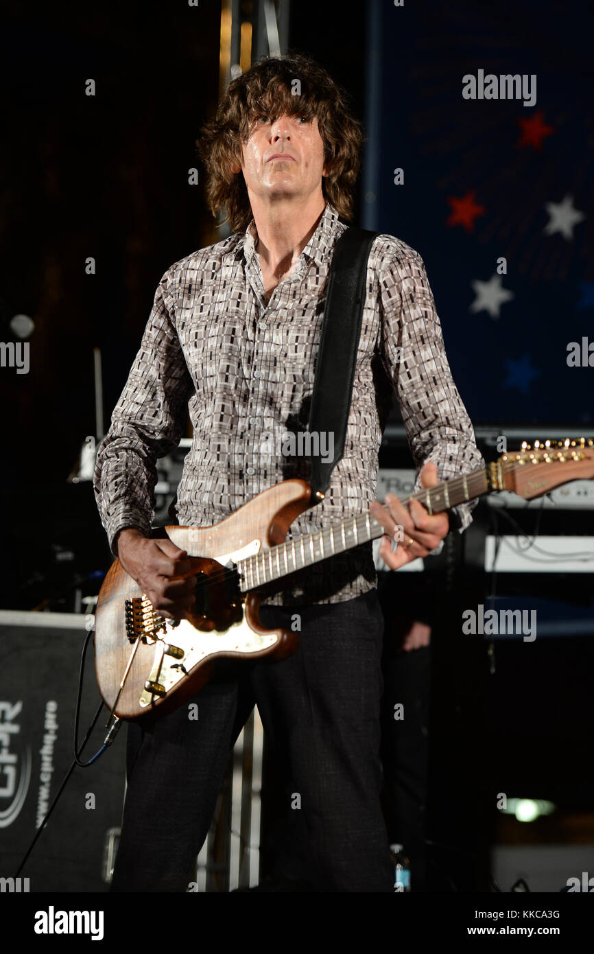 SUNRISE FL - JULY 04: Jamie West-Oram of The Fixx performs during the ...