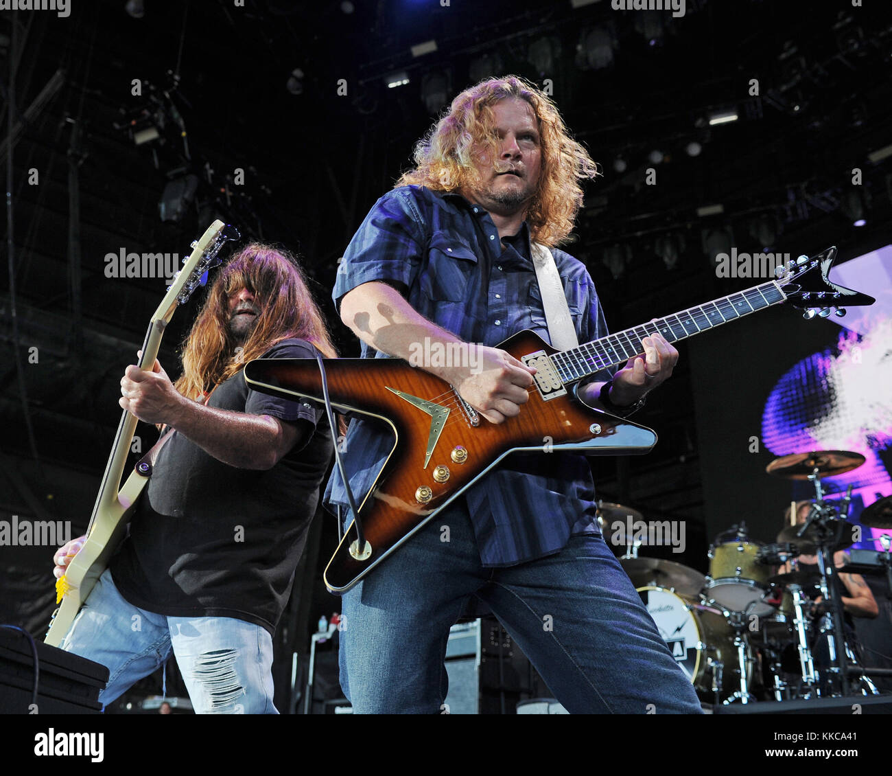 WEST PALM BEACH, FL - JUNE 25: Brian Wheat, Frank Hannon of Tesla ...