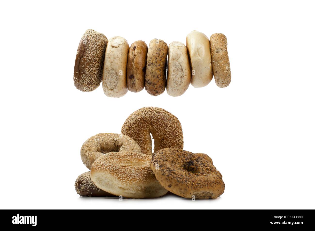 set of bagels Stock Photo - Alamy