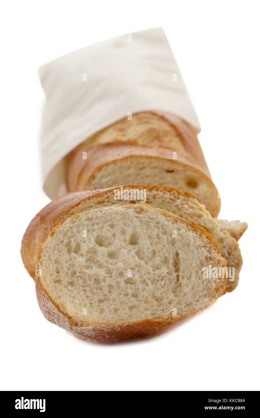 slices of french baguette bread Stock Photo - Alamy