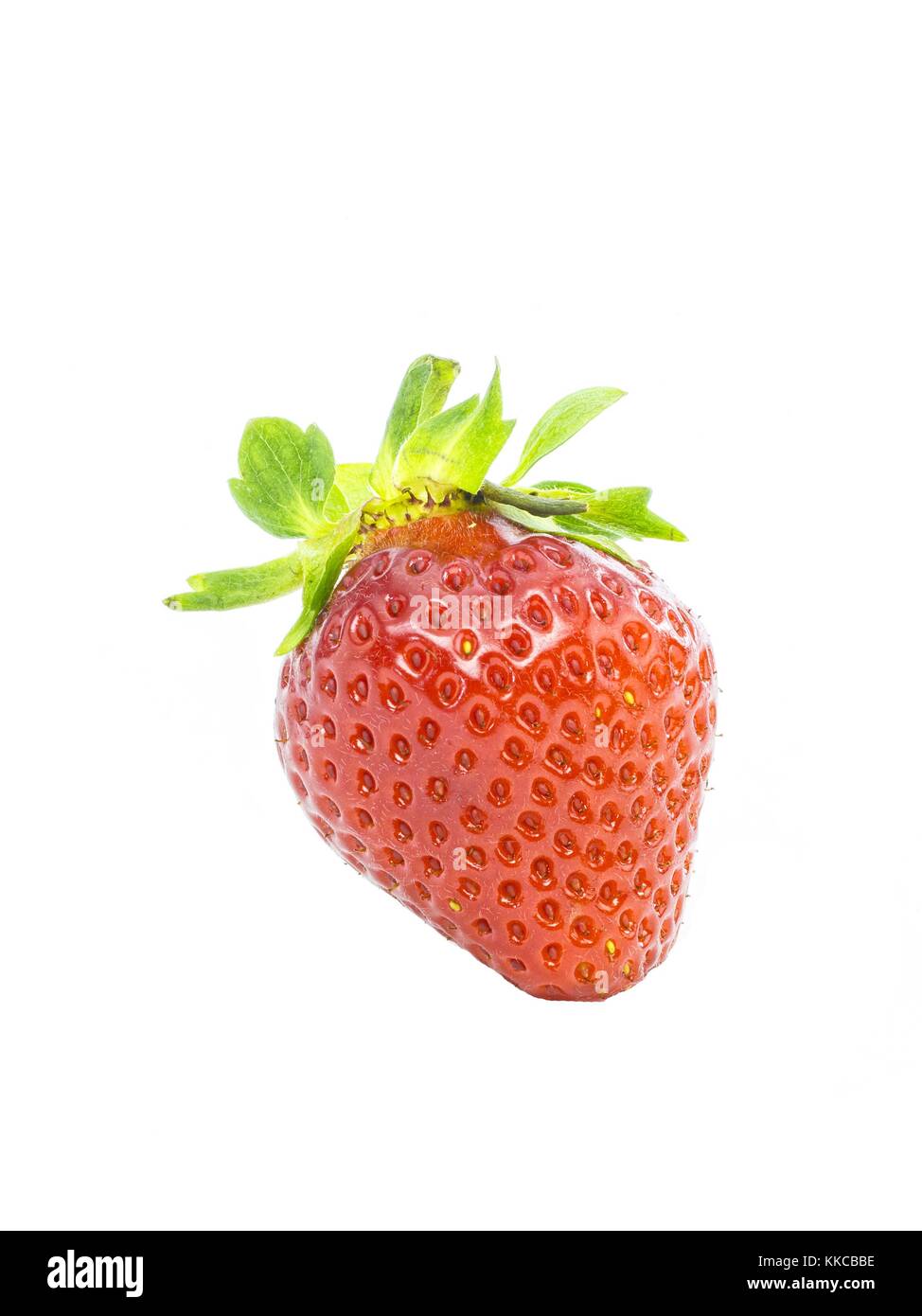 strawberry on white background Stock Photo - Alamy