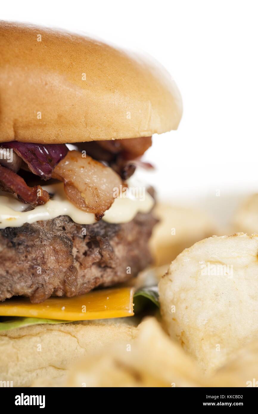 Tasty burgers shot in studio Stock Photo - Alamy