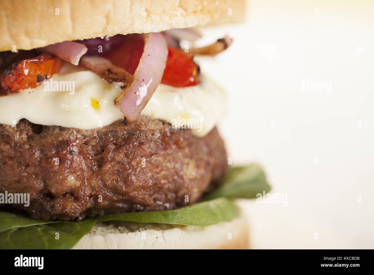 Tasty burgers shot in studio Stock Photo - Alamy