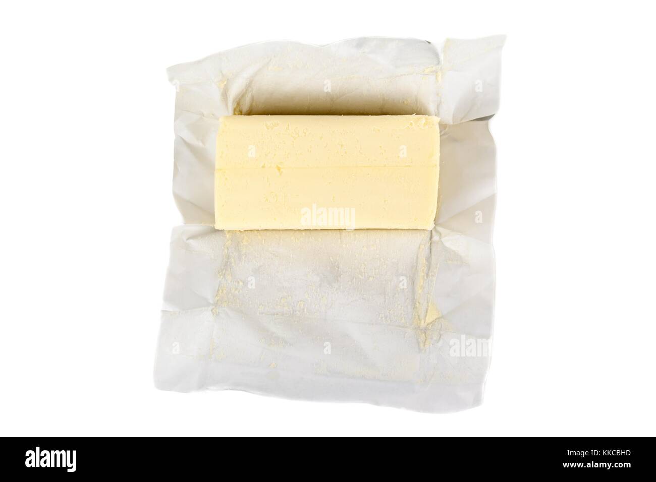 unwrapped fresh butter Stock Photo - Alamy