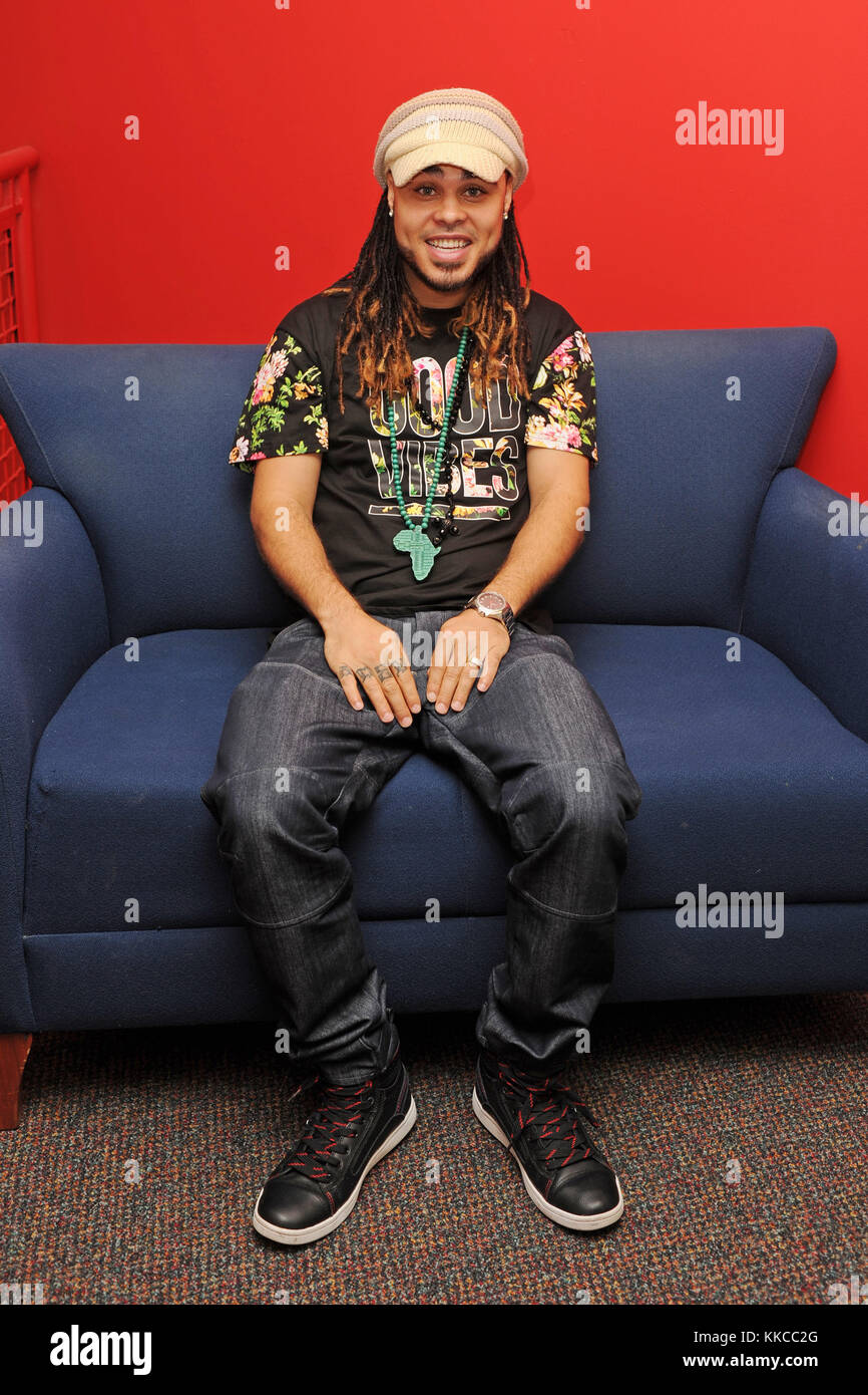 Shy carter poses for a portrait at radio station y 100 hi-res stock ...