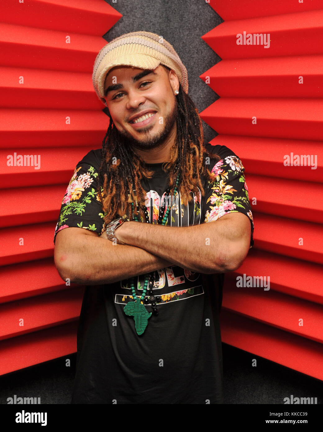 Shy carter poses for a portrait at radio station y 100 hi-res stock ...