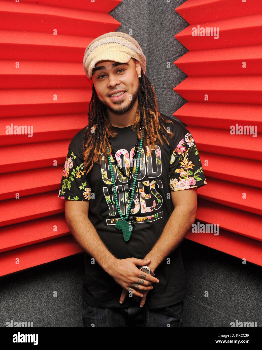 Shy carter poses for a portrait at radio station y 100 hi-res stock ...