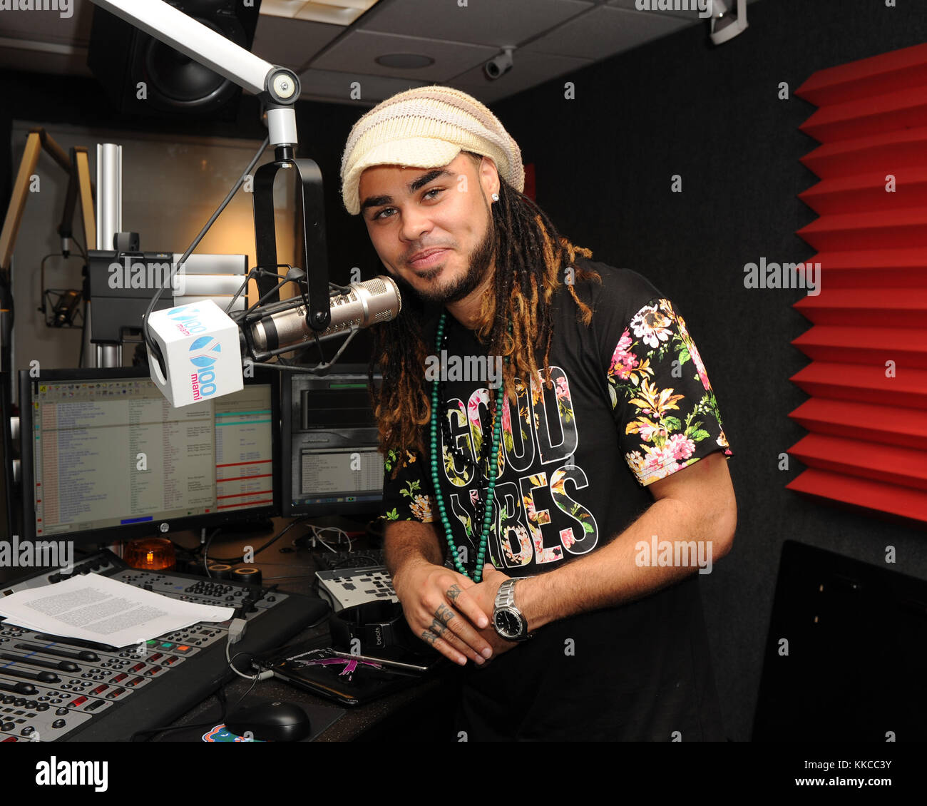 Shy carter poses for a portrait at radio station y 100 hi-res stock ...