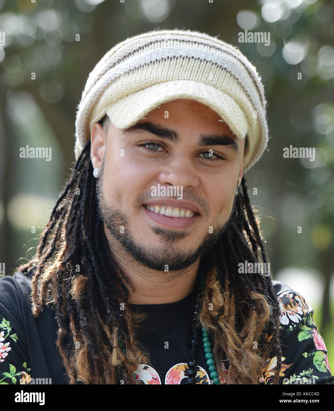 Shy carter poses for a portrait at radio station y 100 hi-res stock ...