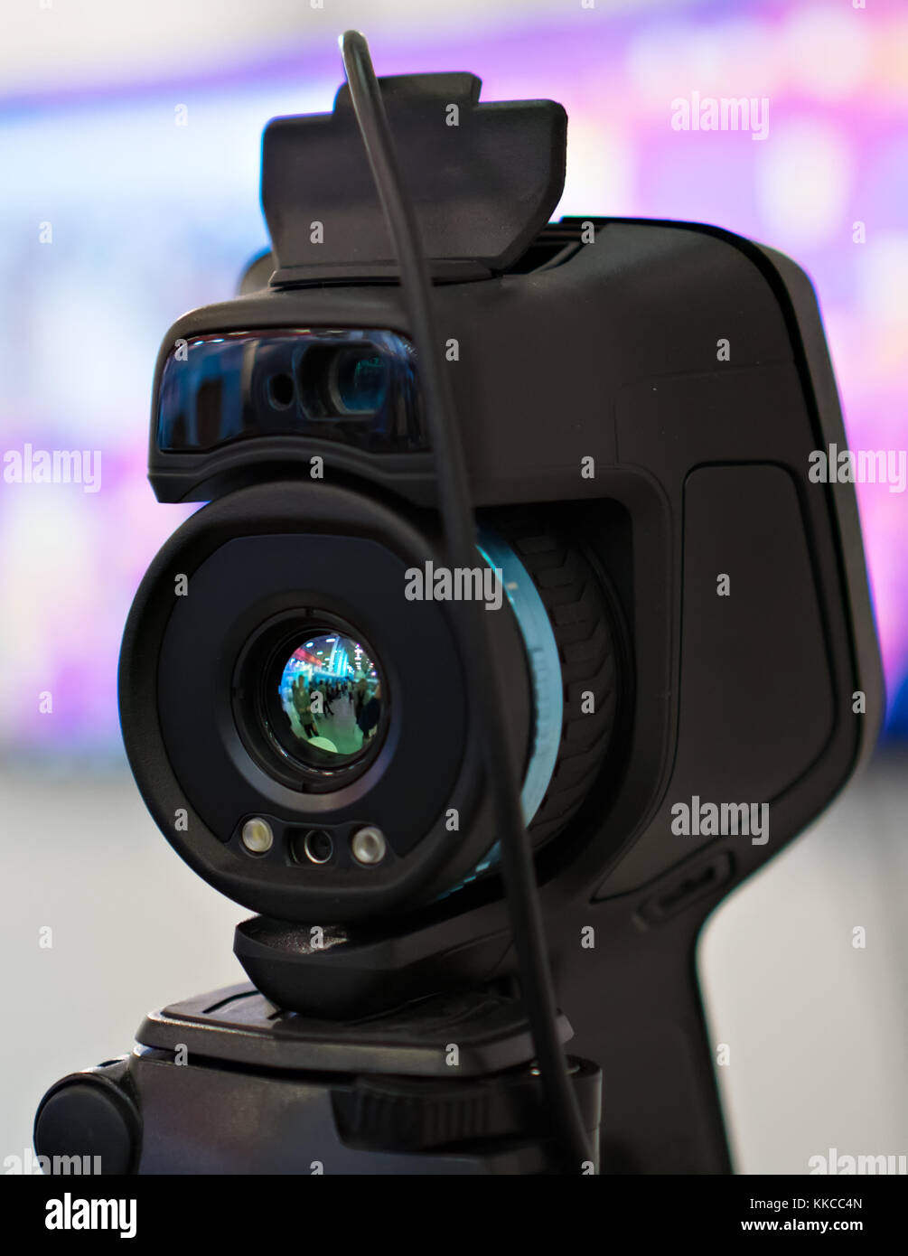 Close-up view of Infrared industrial camera Stock Photo - Alamy