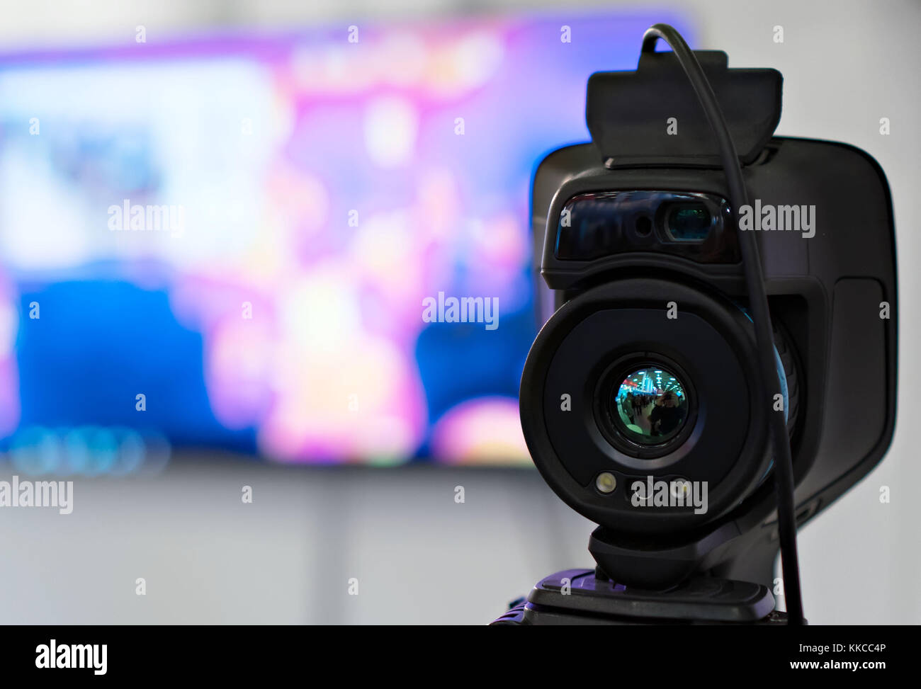 Close-up view of Infrared industrial camera Stock Photo - Alamy