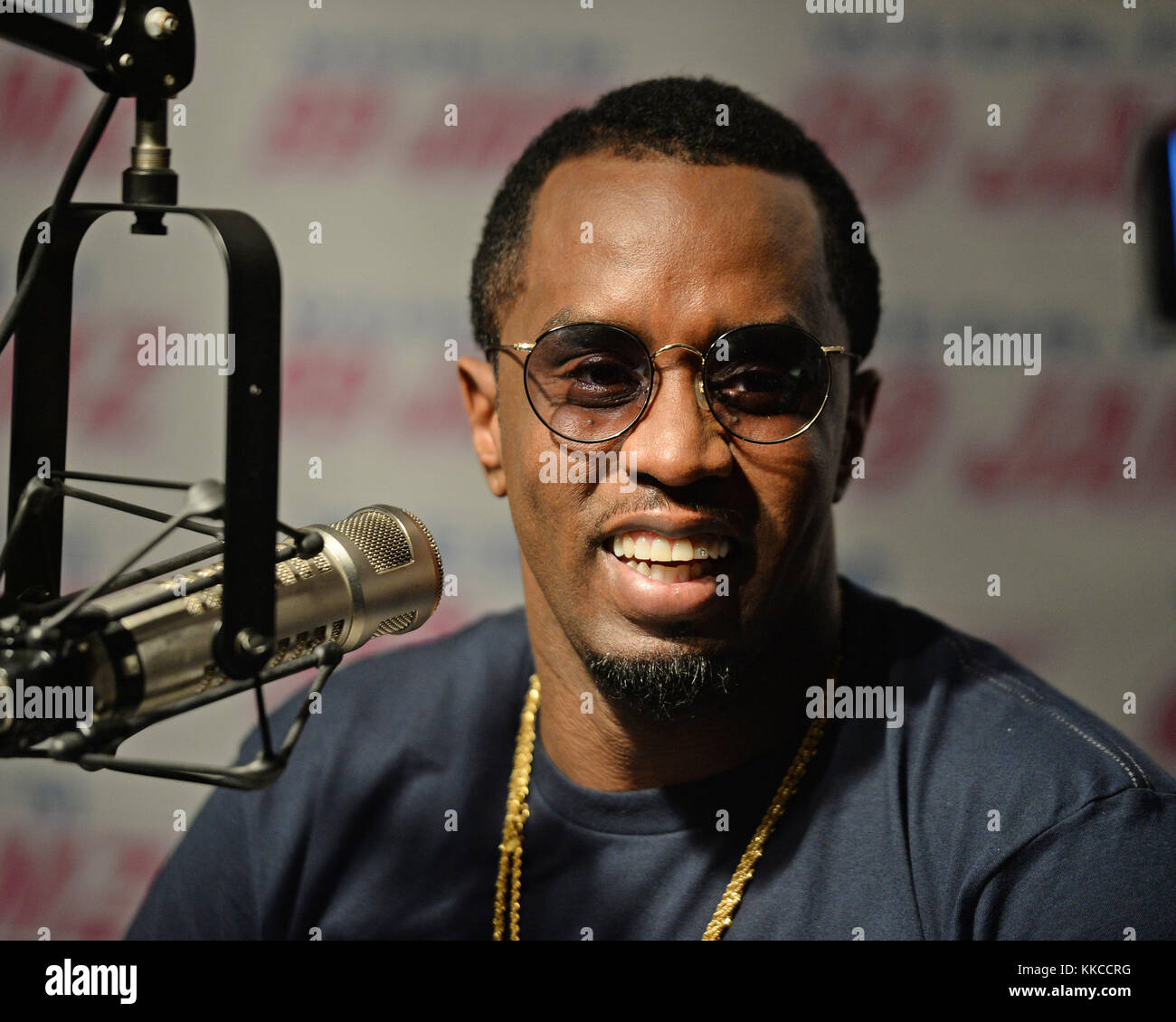 HOLLYWOOD, FL - AUGUST 20: Sean Combs visits 97.3 The Hits radio ...