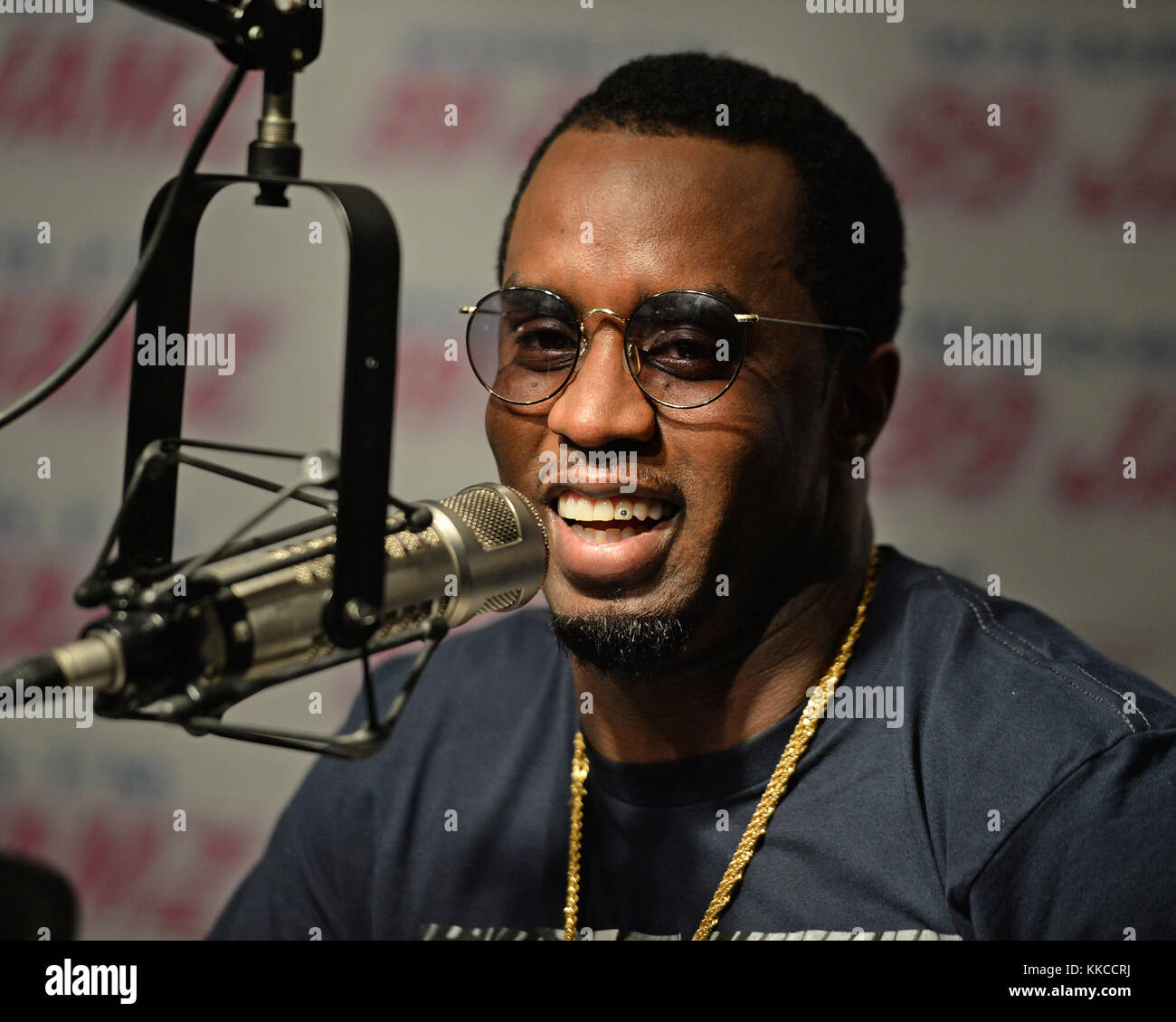 HOLLYWOOD, FL - AUGUST 20: Sean Combs visits 97.3 The Hits radio ...