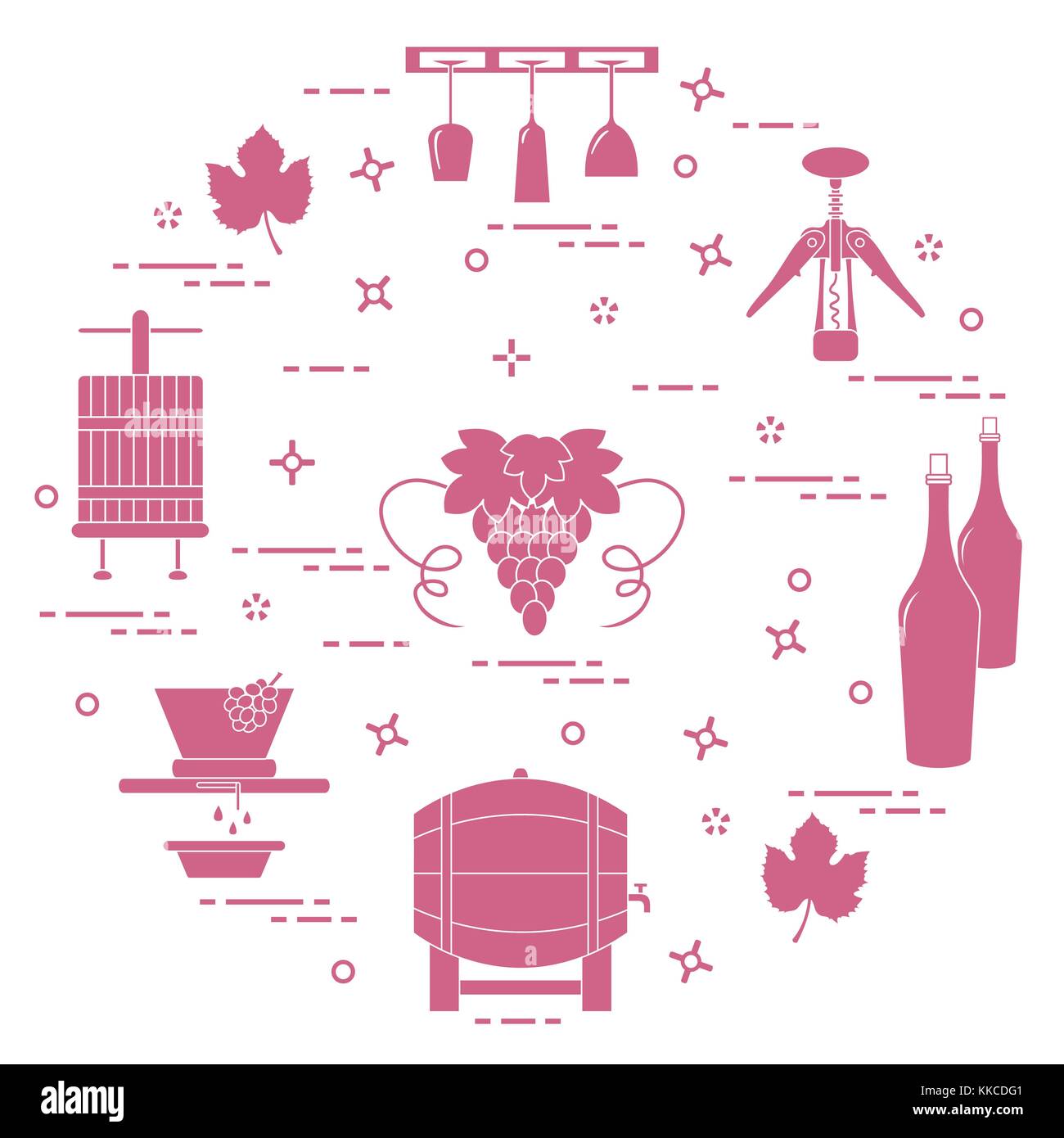 Winemaking: the production and storage of wine. Culture of drinking ...