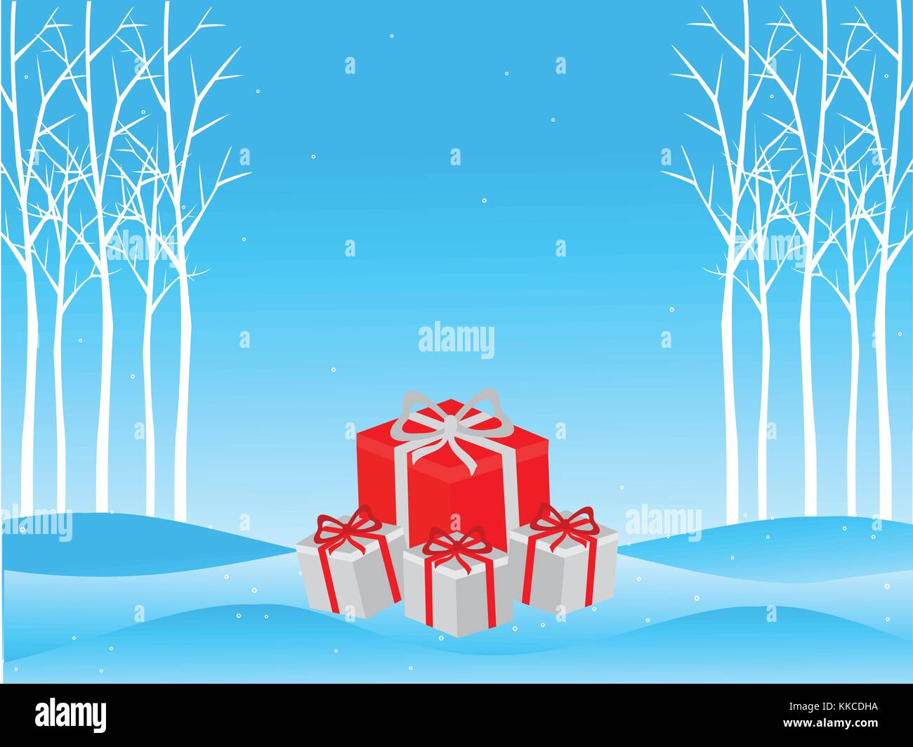 Frosty background with red and blue Stock Vector Images - Alamy