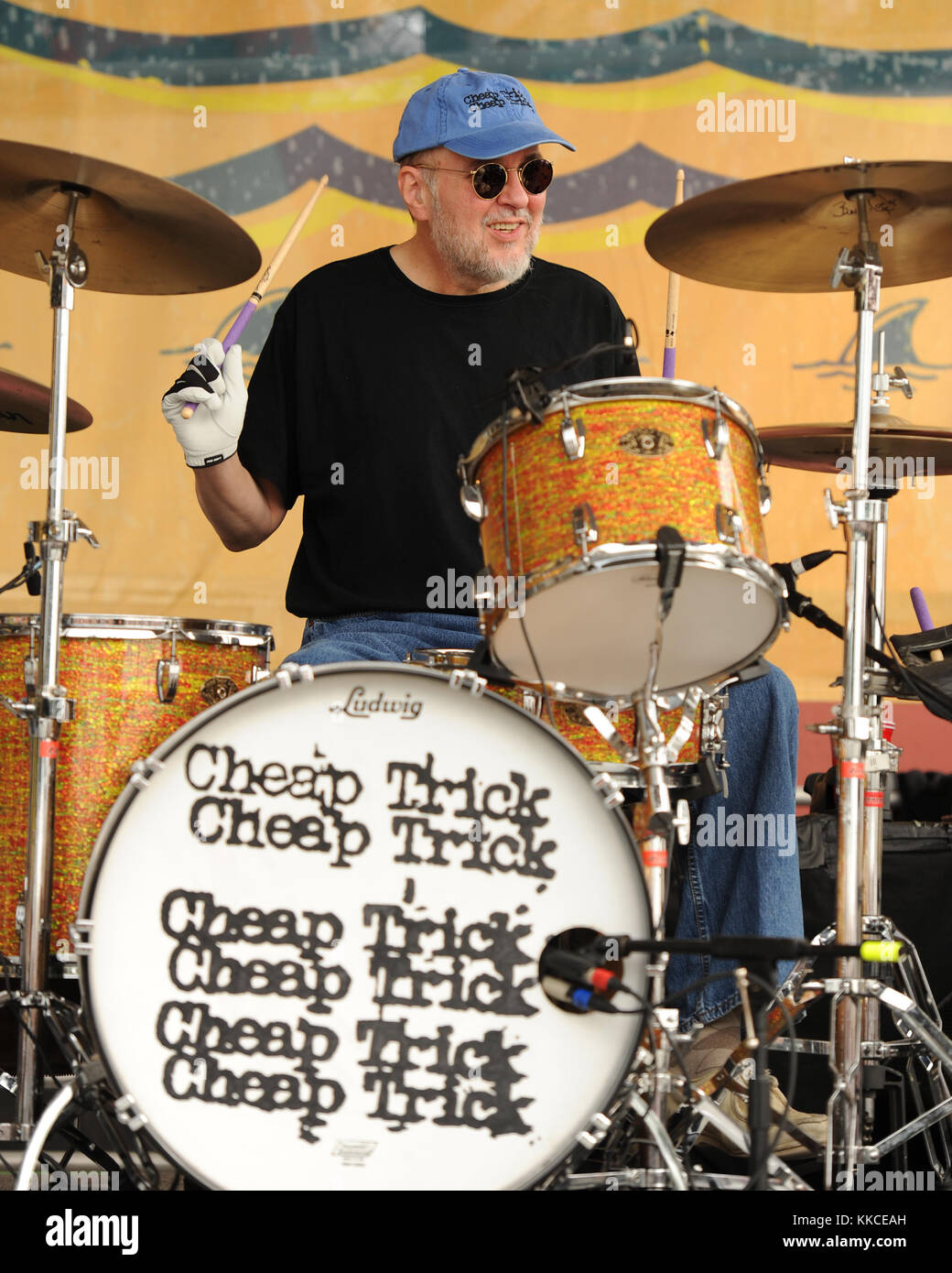 MIAMI, FL - DECEMBER 27: Bun E. Carlos of Cheap Trick poses backstage ...