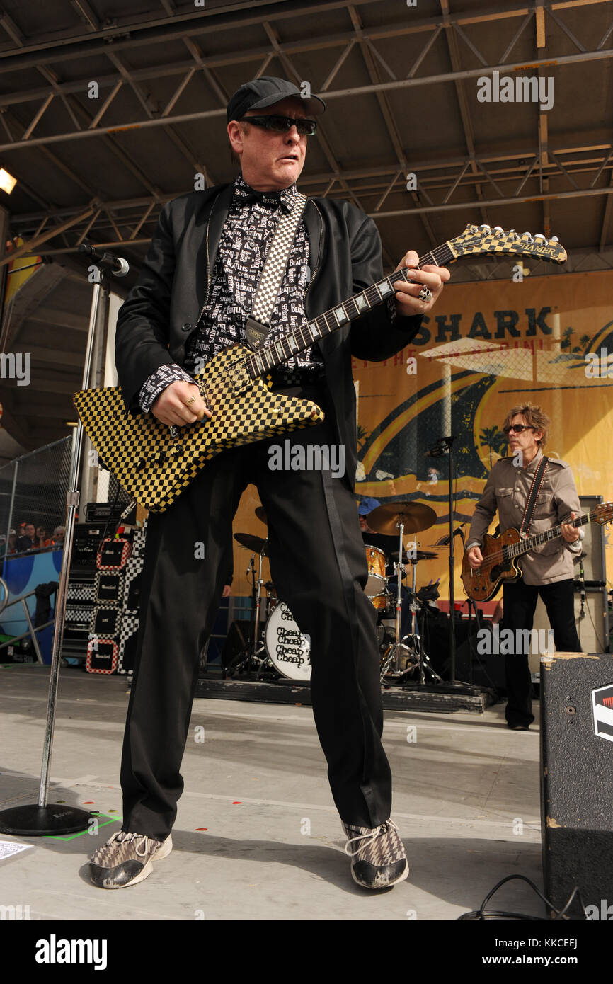 MIAMI, FL - DECEMBER 27: Rick Nielsen of Cheap Trick poses backstage at ...