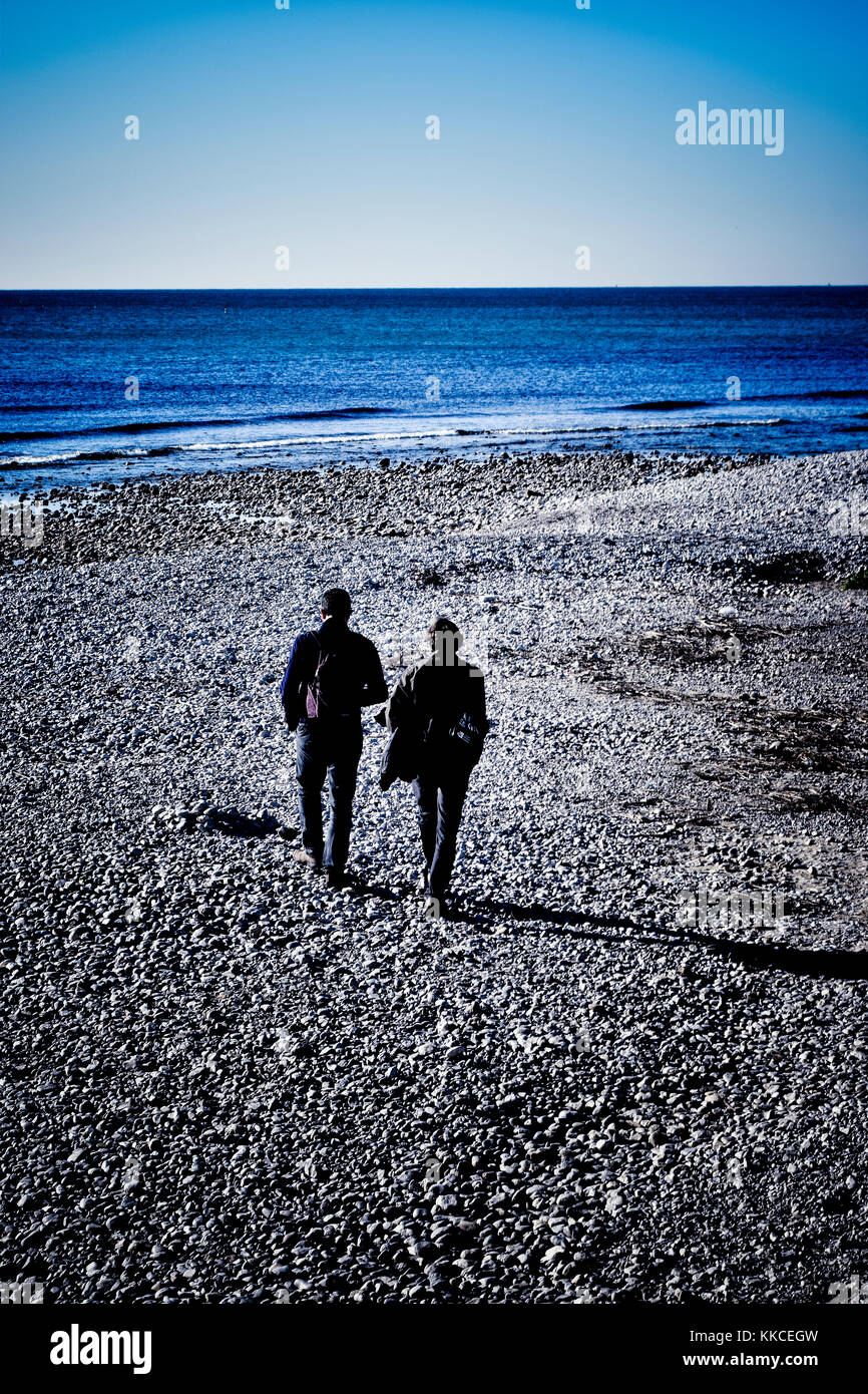 Male rear view standing beach hi-res stock photography and images - Alamy