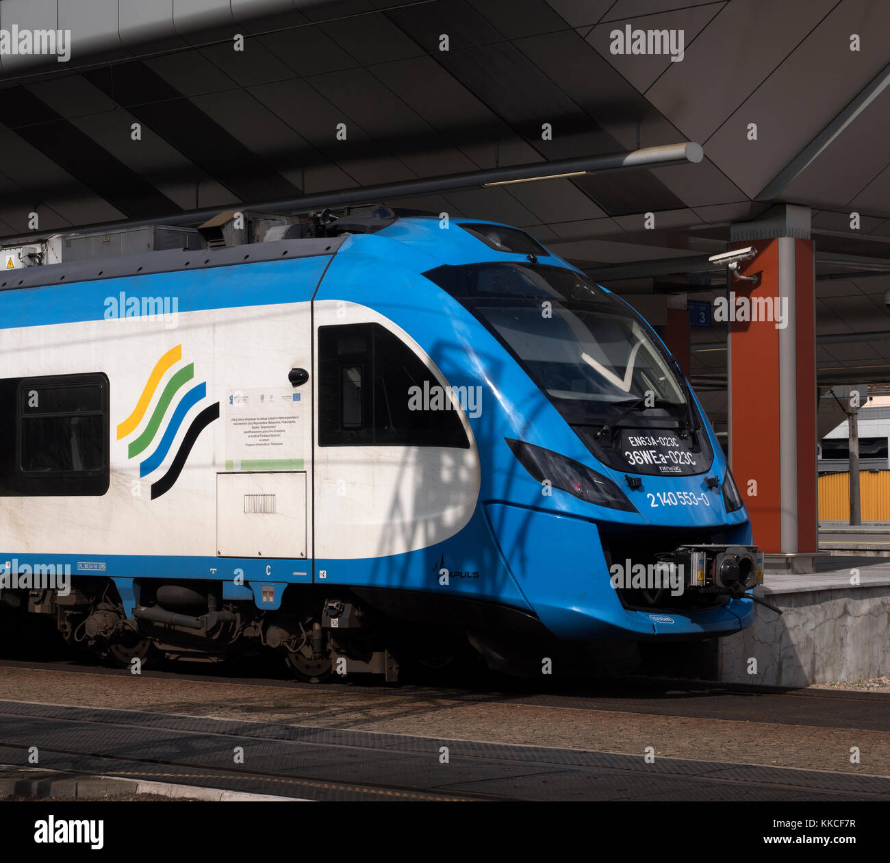 Newag Impuls EN63A-023C electric multiple train class 36WEa of Koleje ...