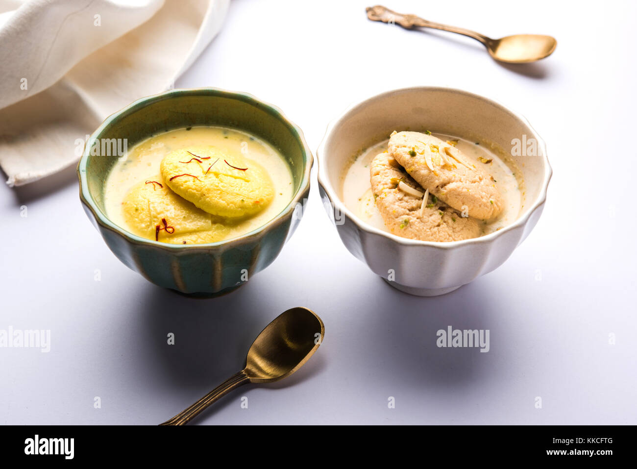 Saffron ras malai hi-res stock photography and images - Alamy