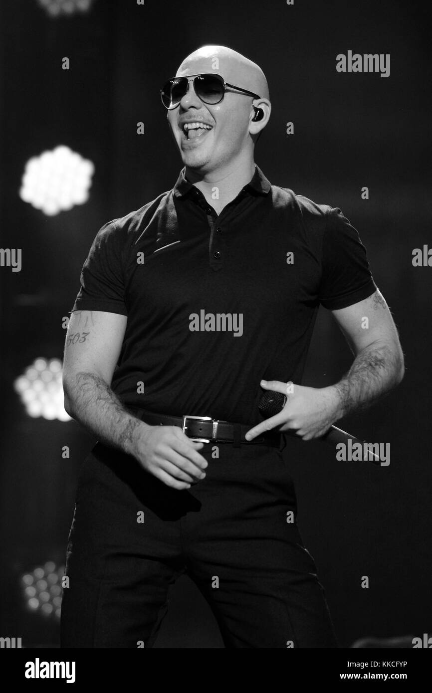 Pitbull singer Black and White Stock Photos & Images - Alamy