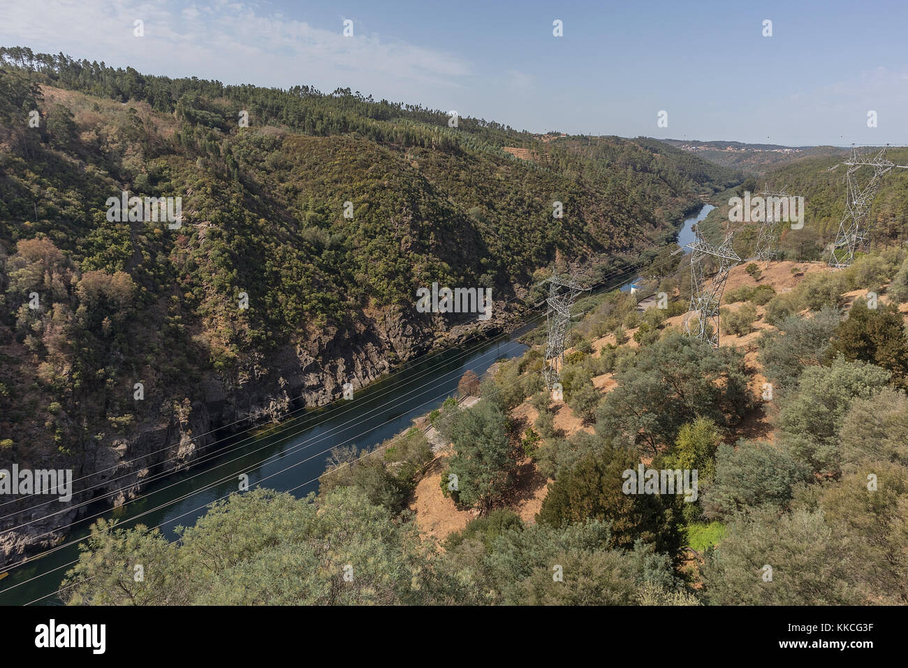 Hydroelectric dam of Castelo de Bode. Portugal Stock Photo - Alamy
