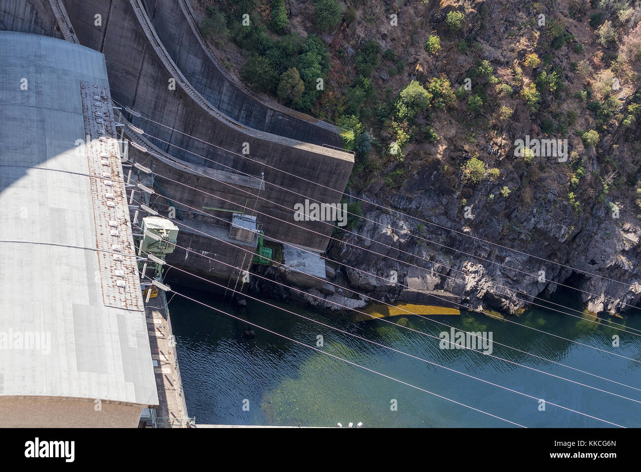 Hydroelectric dam of Castelo de Bode. Portugal Stock Photo - Alamy
