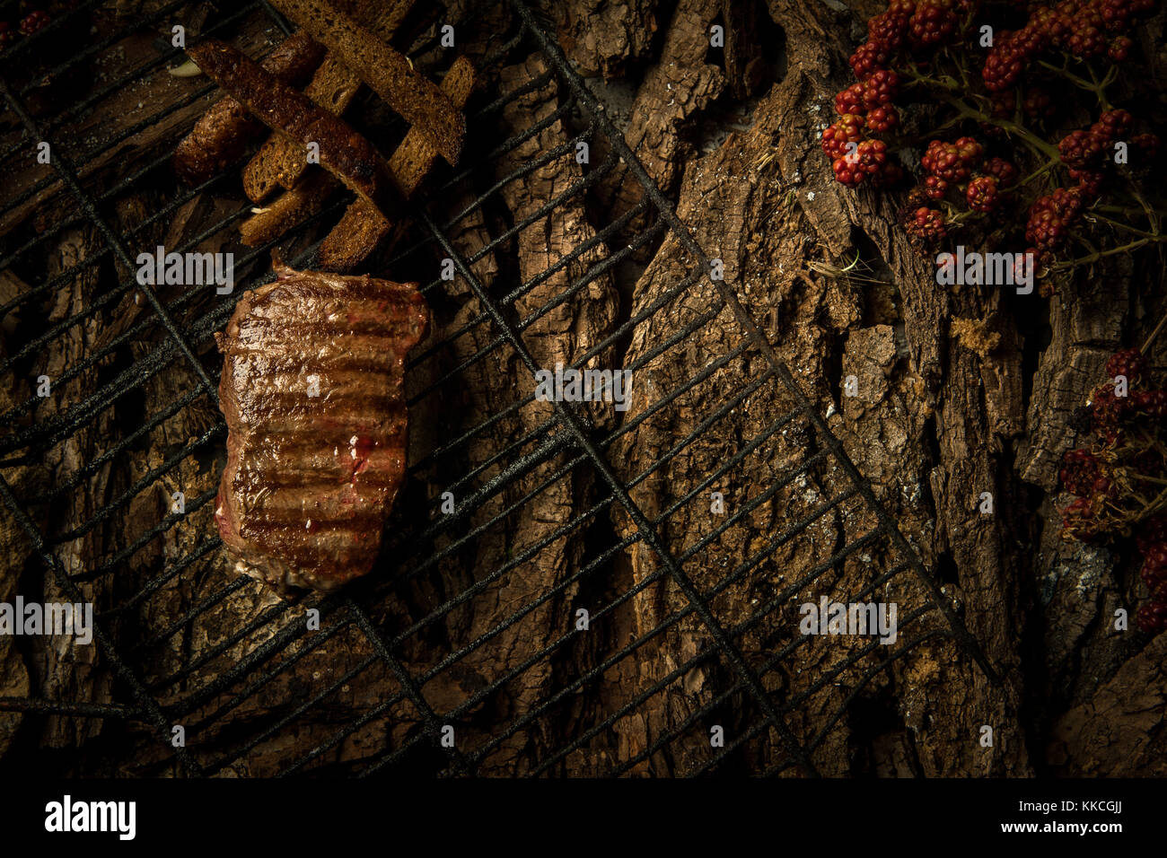 Piece of bark black background hi-res stock photography and images - Alamy