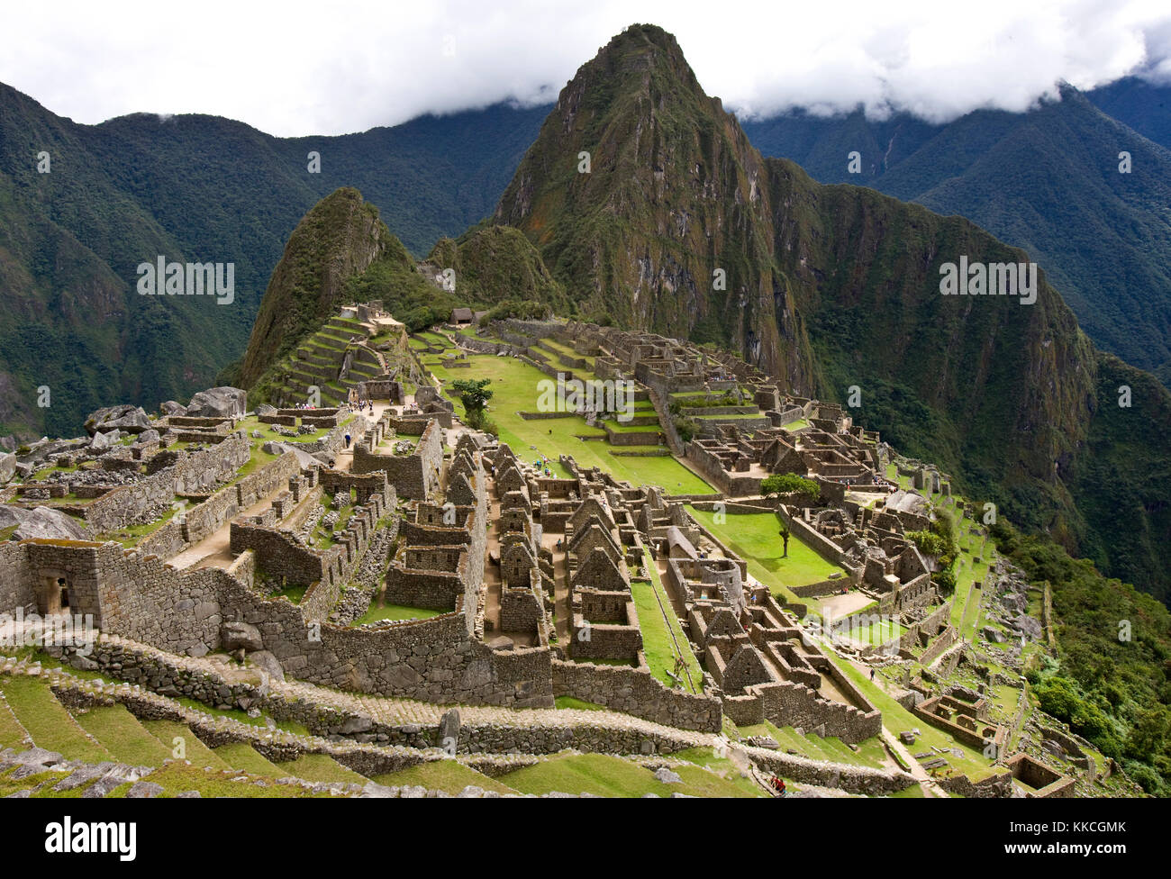 The Inca citadel of Machu Picchu in Peru Stock Photo - Alamy