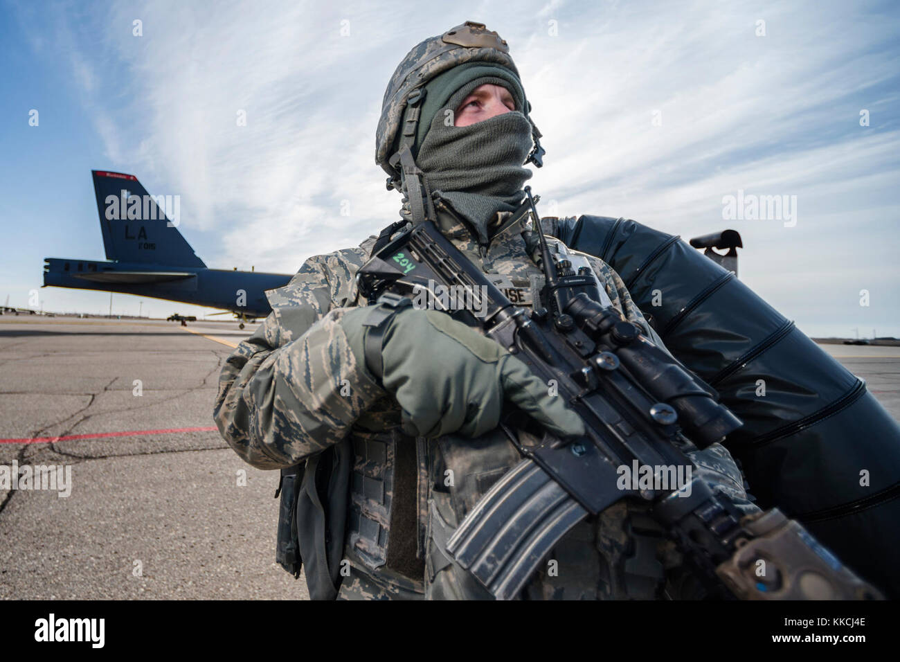 Airman 1st Class Joshua Prause, 377th Security Forces Squadron defender ...