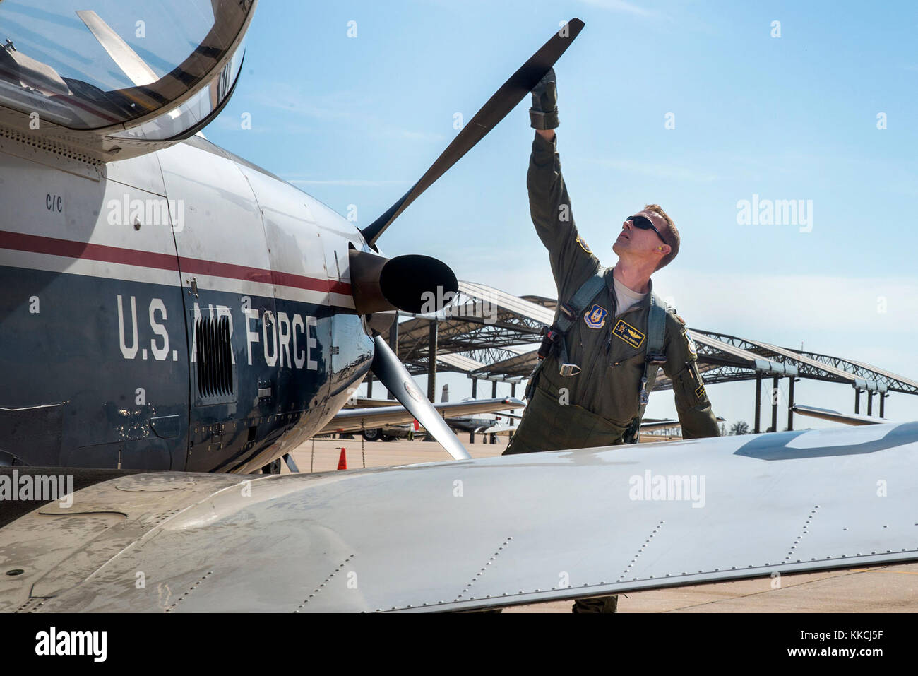 Maj. Chris Robinson, 5th Flying Training Squadron instructor pilot ...