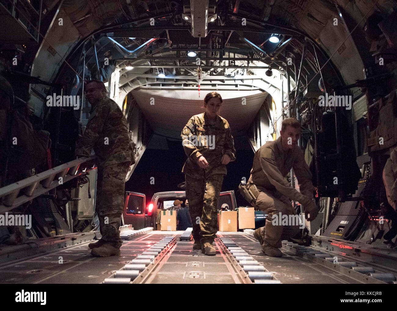 (From left to right) Senior Master Sgt. Marshall Davis, Tech. Sgt ...