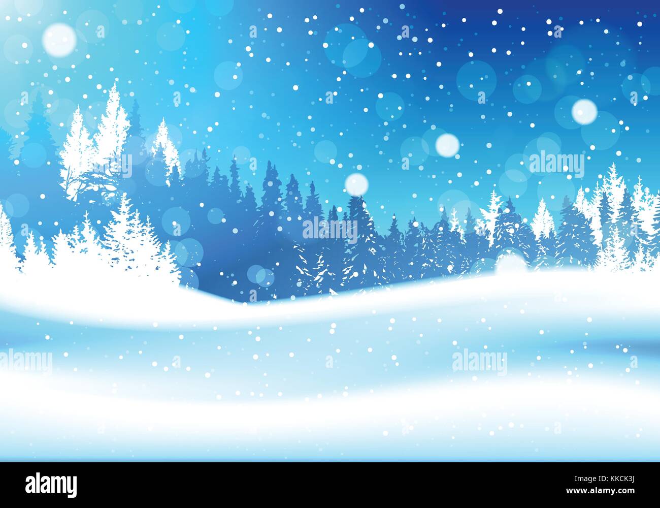 Snowy Woods Clipart