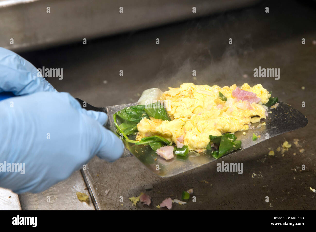 U.S. Marine Corps Pfc. Jorge Brieseno, food service specialist with 2nd ...