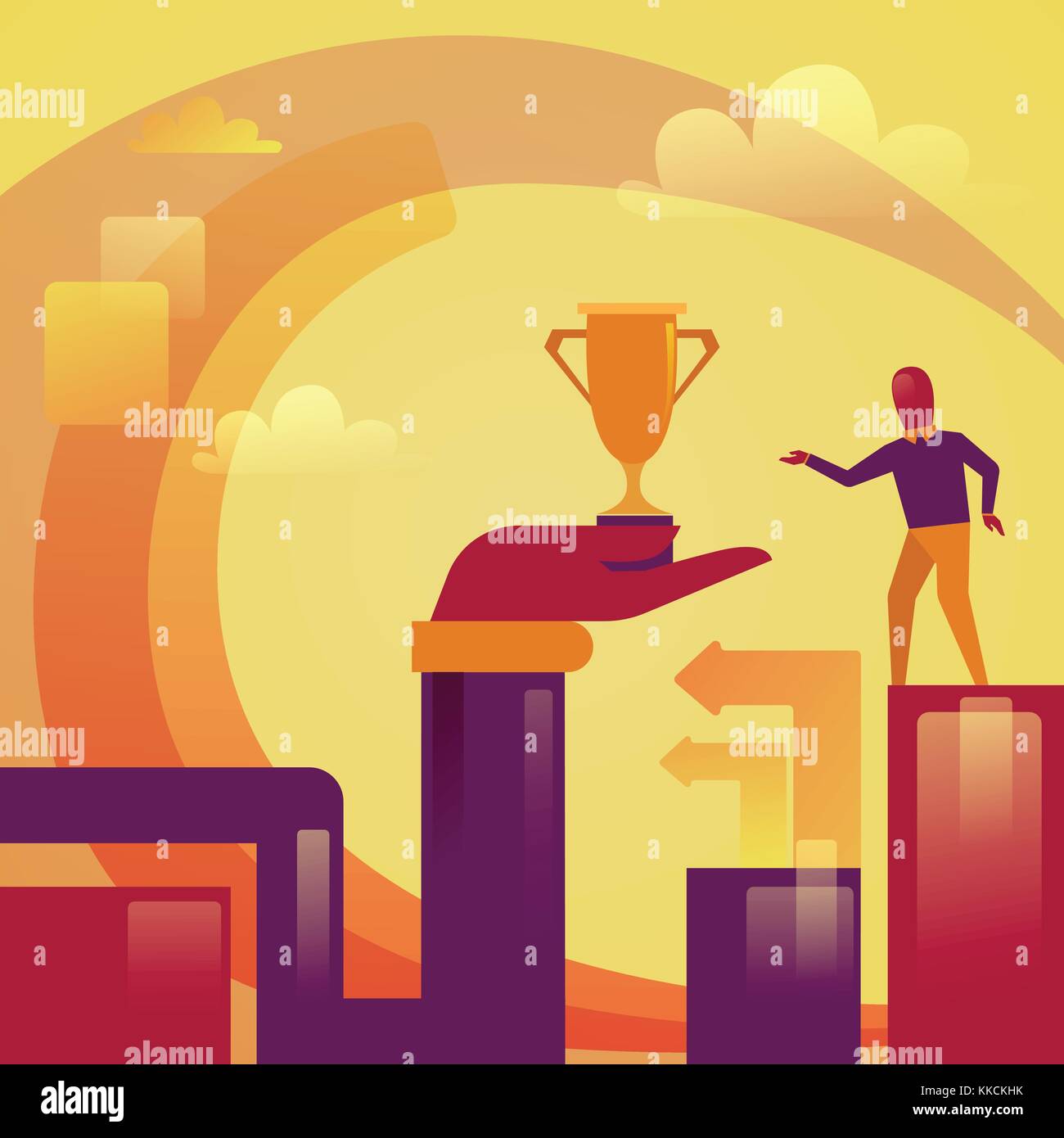 Creative victory hand background vector hi-res stock photography and ...