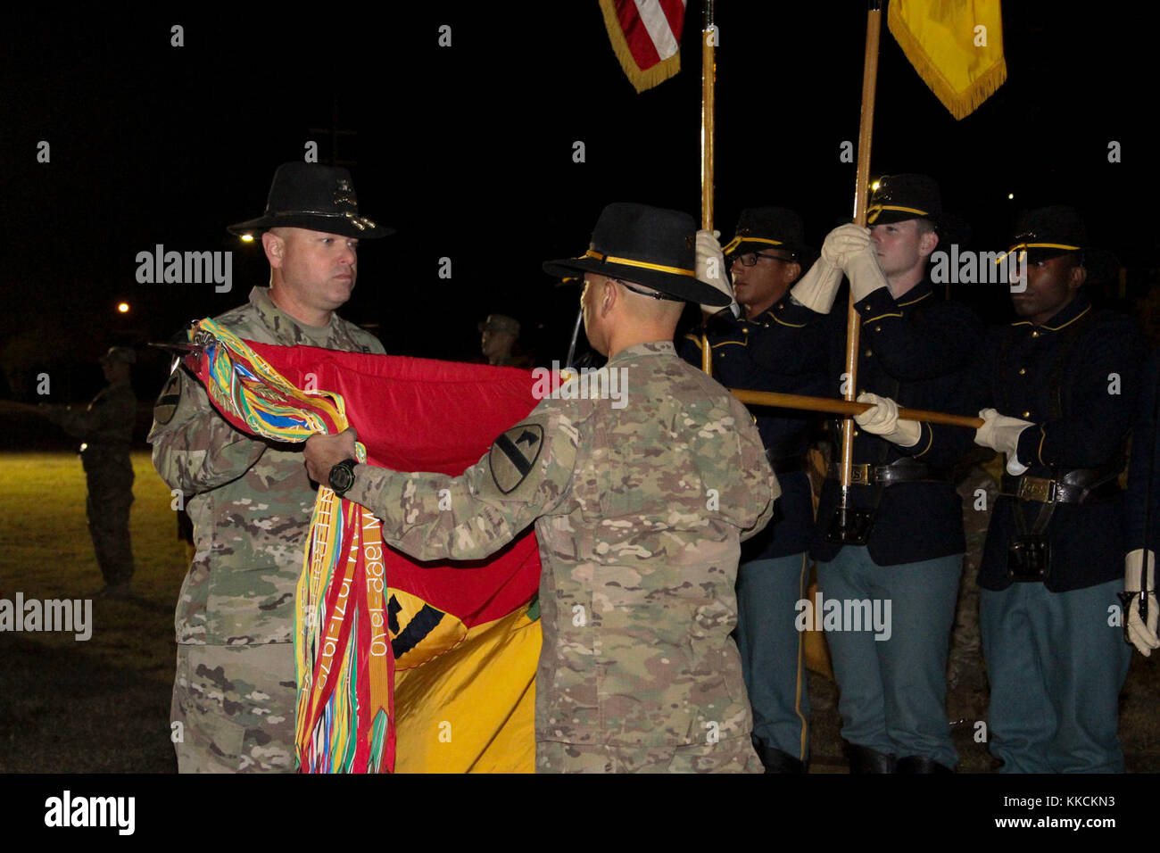 The command team of the 3rd Armored Brigade Combat Team, 1st Cavalry ...