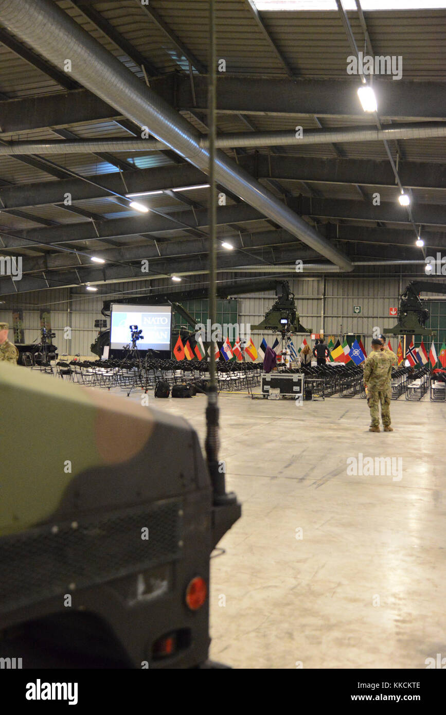 Static display vehicles during the opening of the new U.S. Army's pre ...